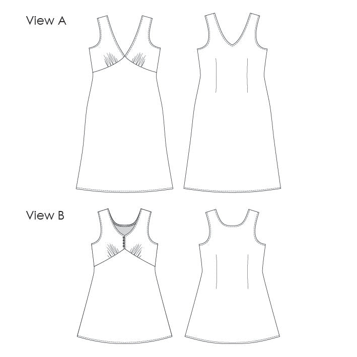 Gibbons Slip Dress - Digital Sewing Pattern – Elbe Textiles