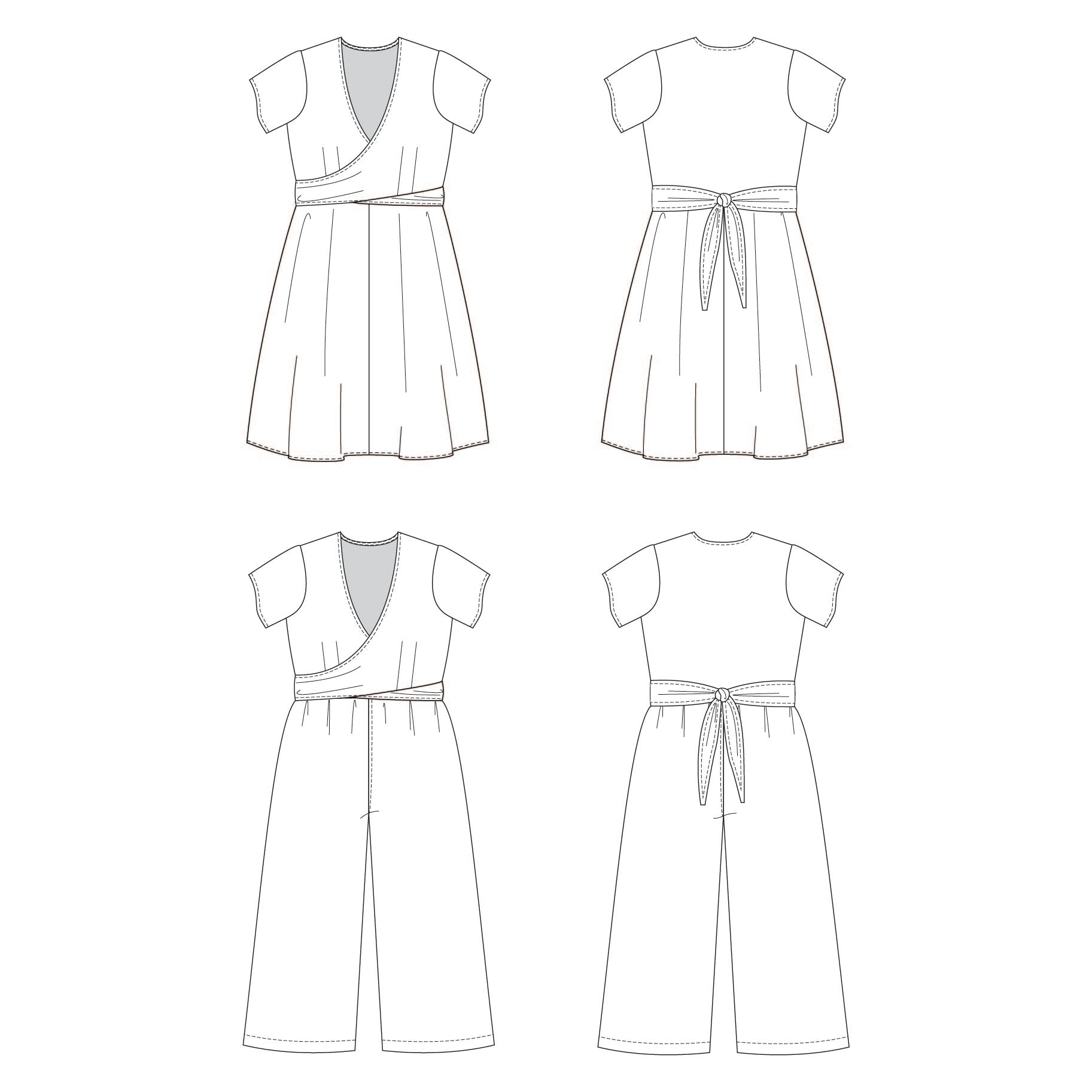 Homme Wrap - Digital Sewing Pattern – Elbe Textiles